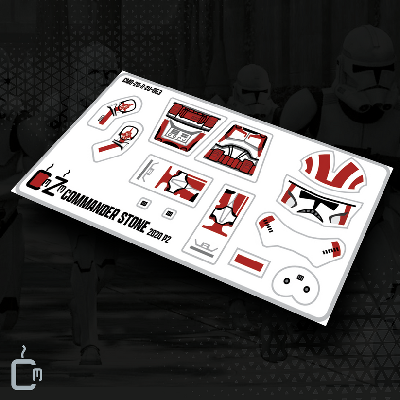 Commander Stone (Maroon) - Phase 2 – CoffeeMugDecals