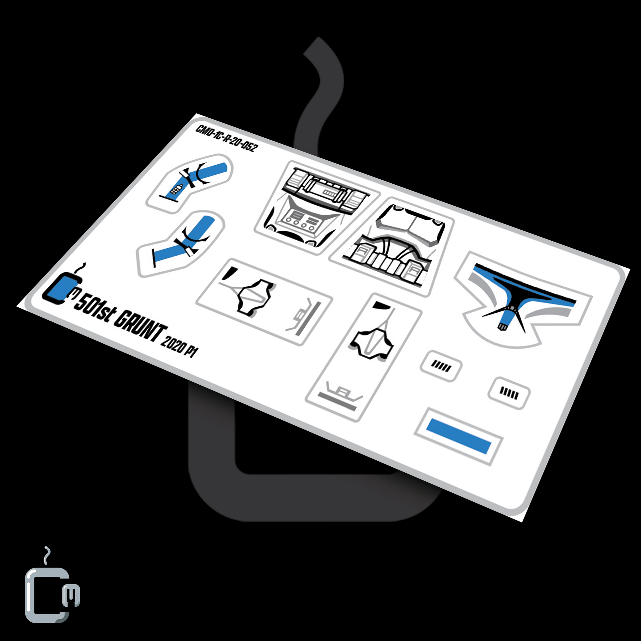 501st Trooper Decals – CoffeeMugDecals