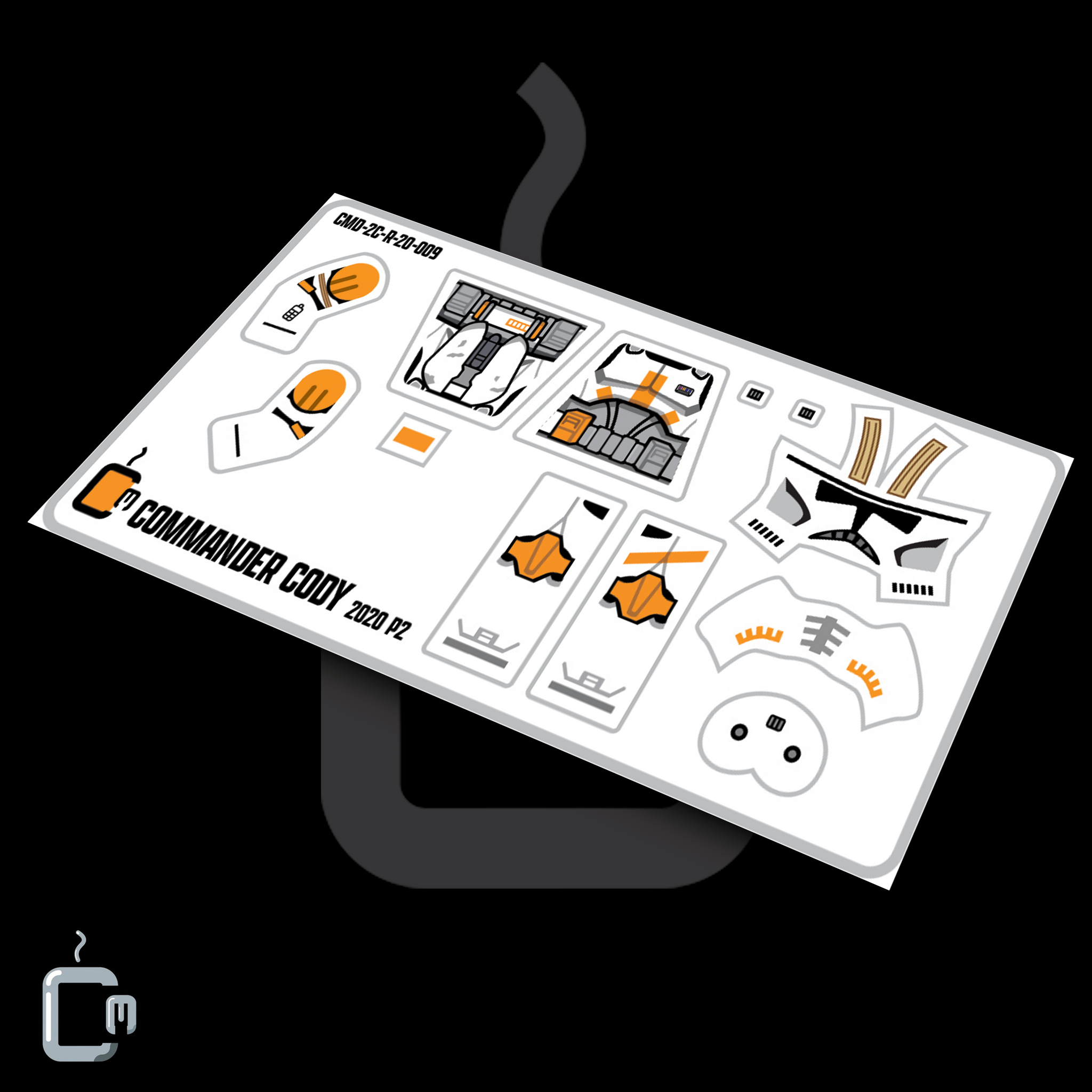 Commander Cody Decals – CoffeeMugDecals