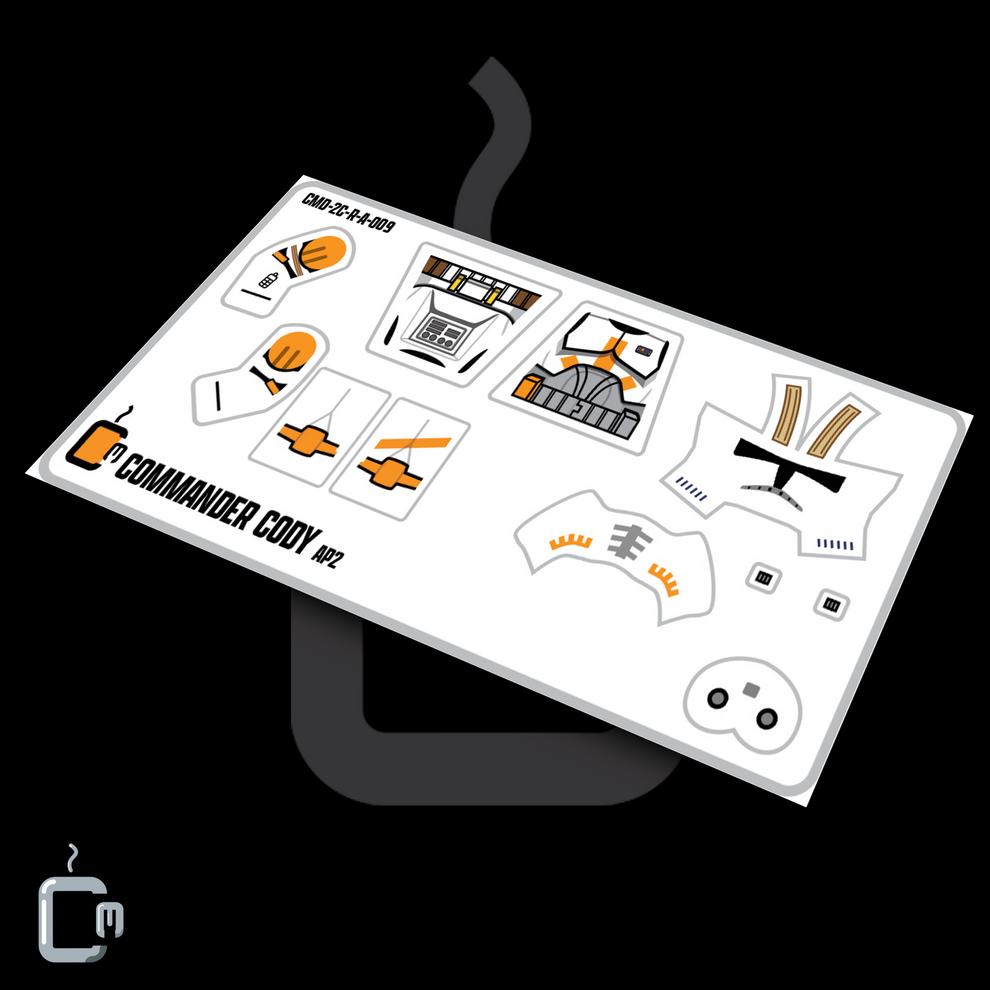 Commander Cody Decals – CoffeeMugDecals