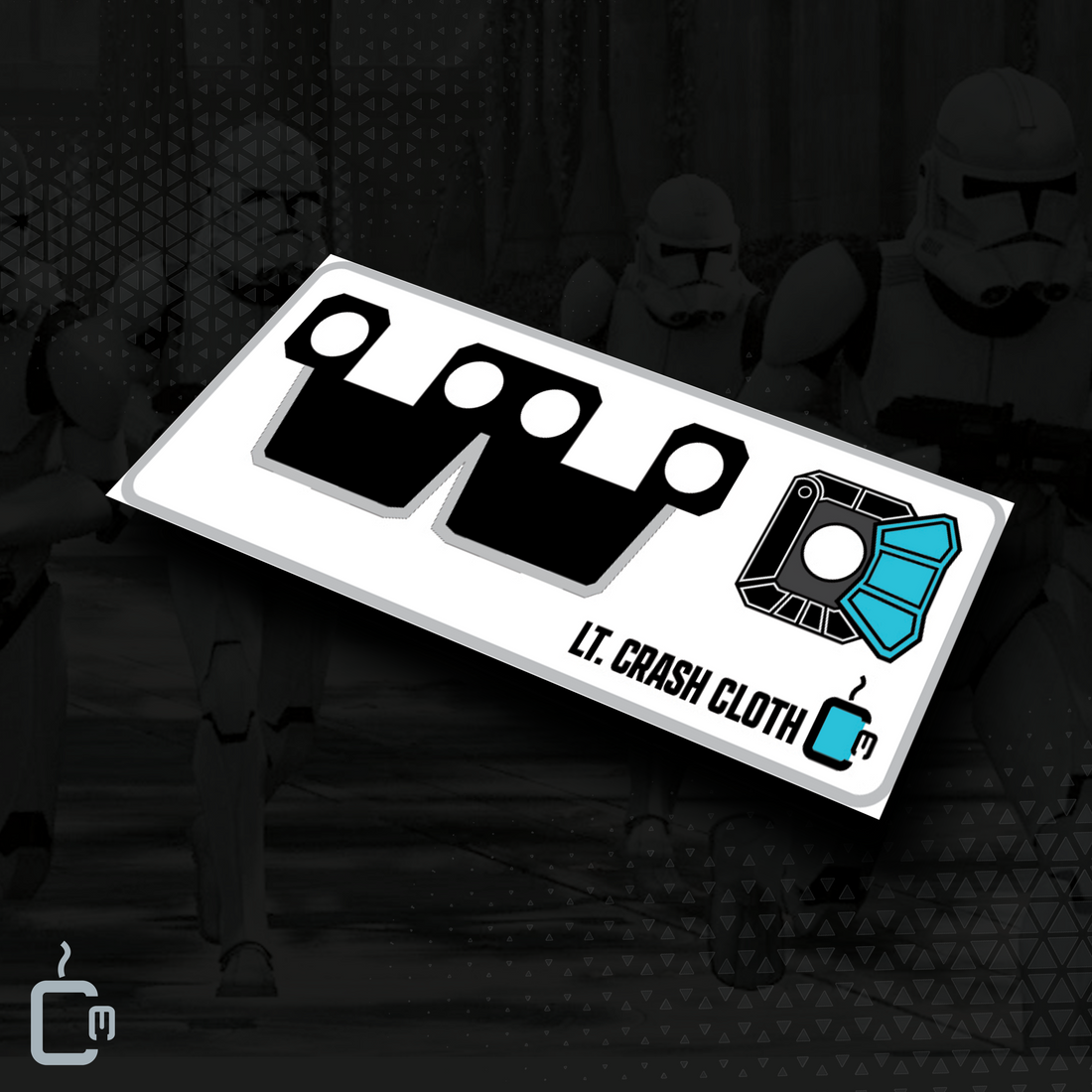 Lt. Crash (241st) Cloth – CoffeeMugDecals
