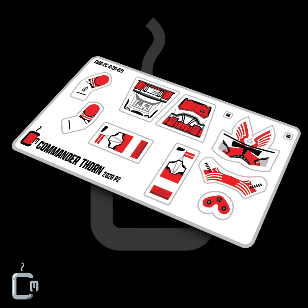 Commander Thorn Decals – CoffeeMugDecals
