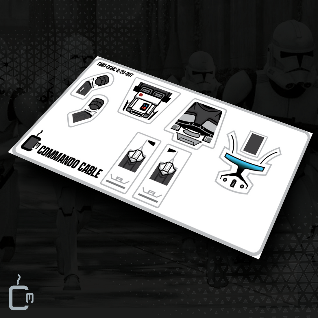 Clone Commando Cable – CoffeeMugDecals