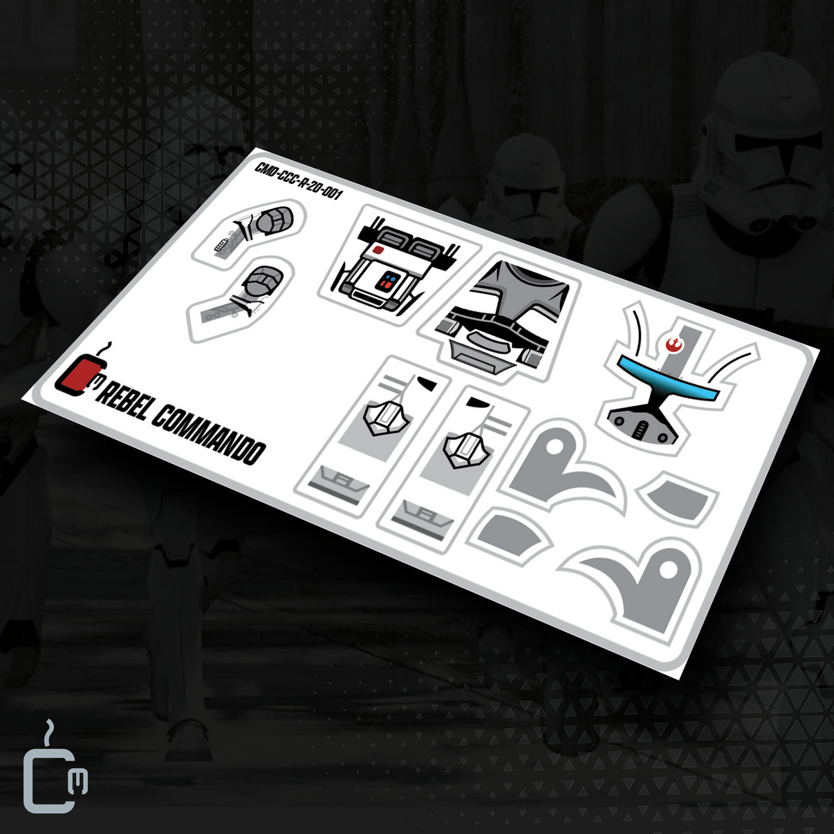 Clone Commando Rebel – CoffeeMugDecals