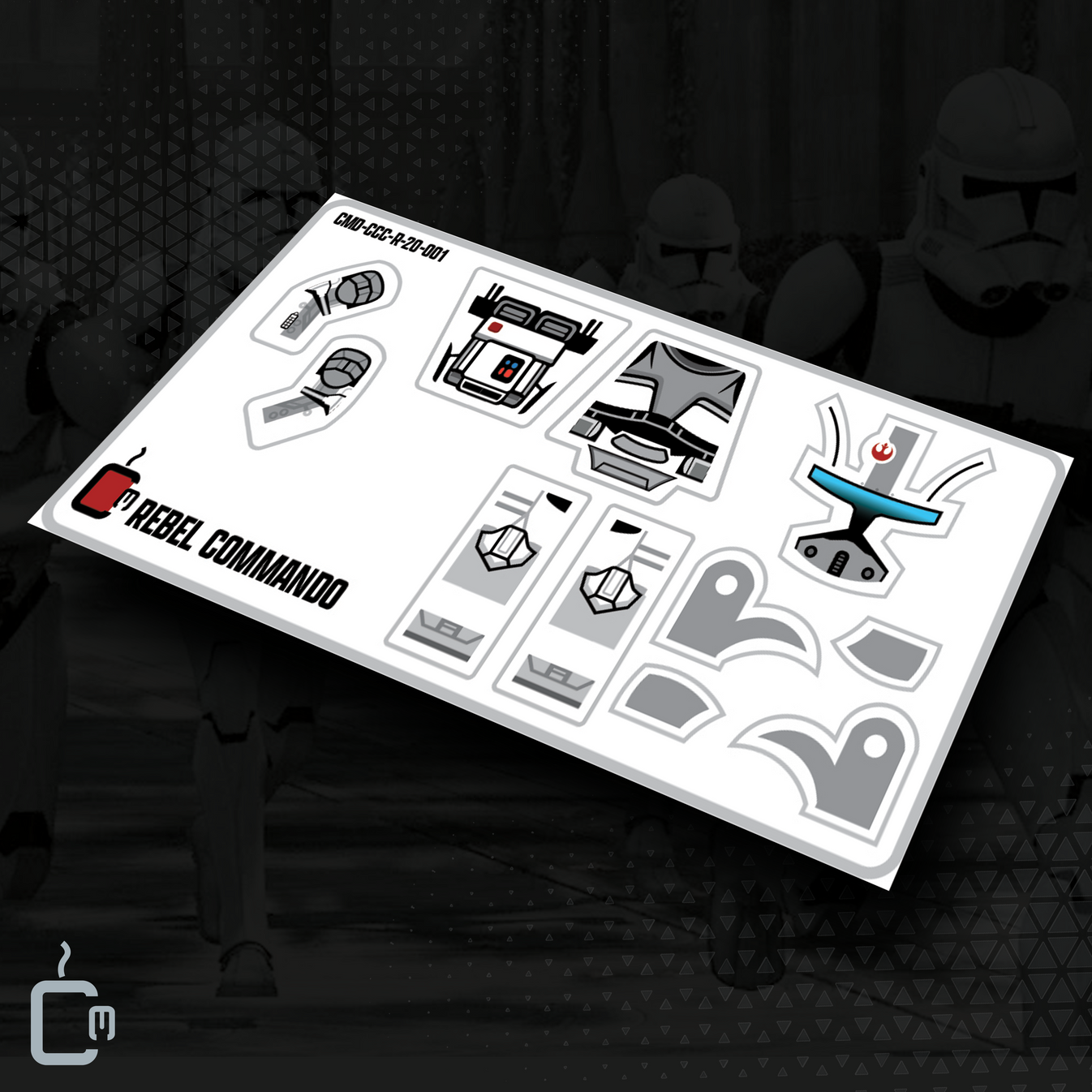 Clone Commando Rebel – CoffeeMugDecals